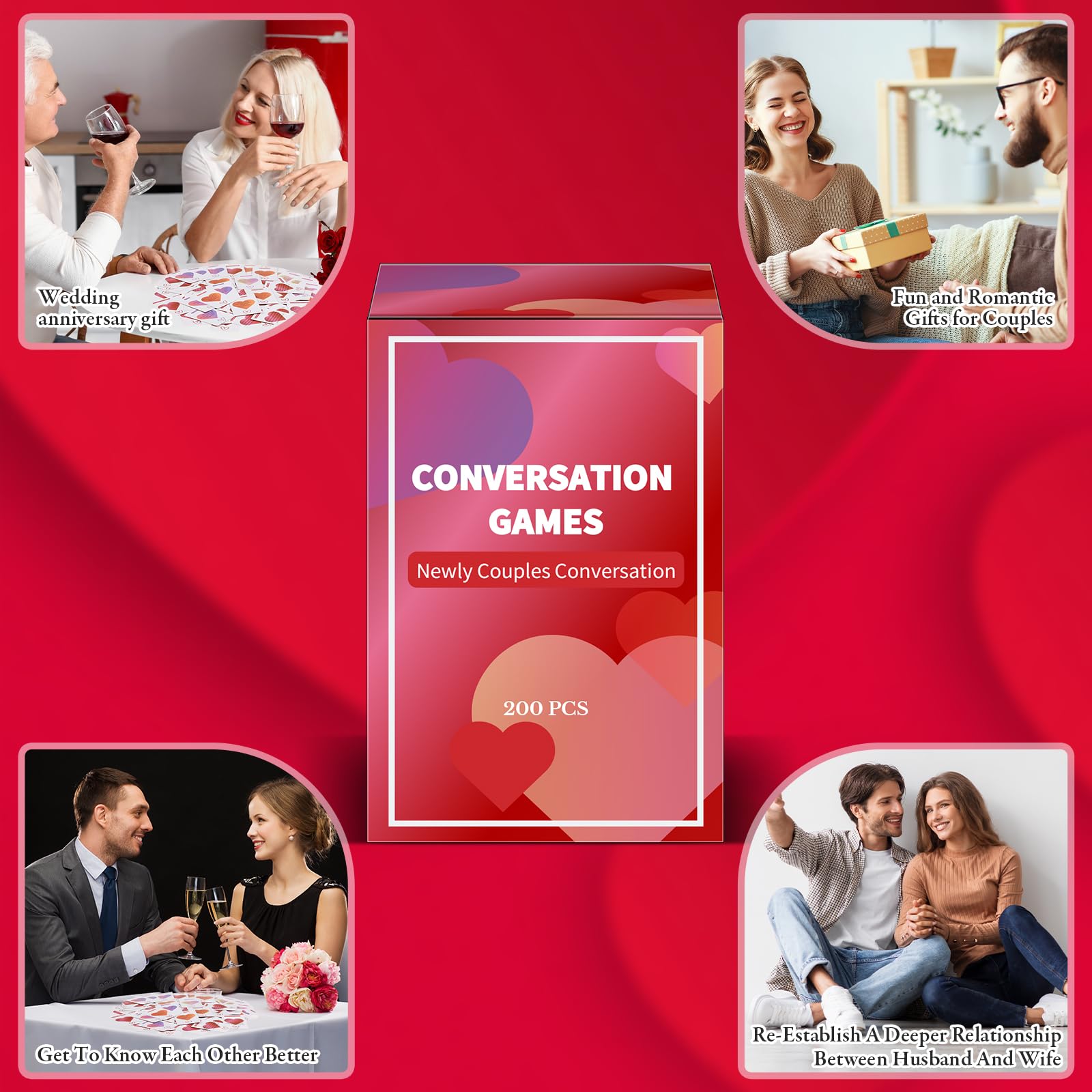 Snapklik.com : Poen 1 Box Of Husband And Wife Talk Cards Couples Game ...