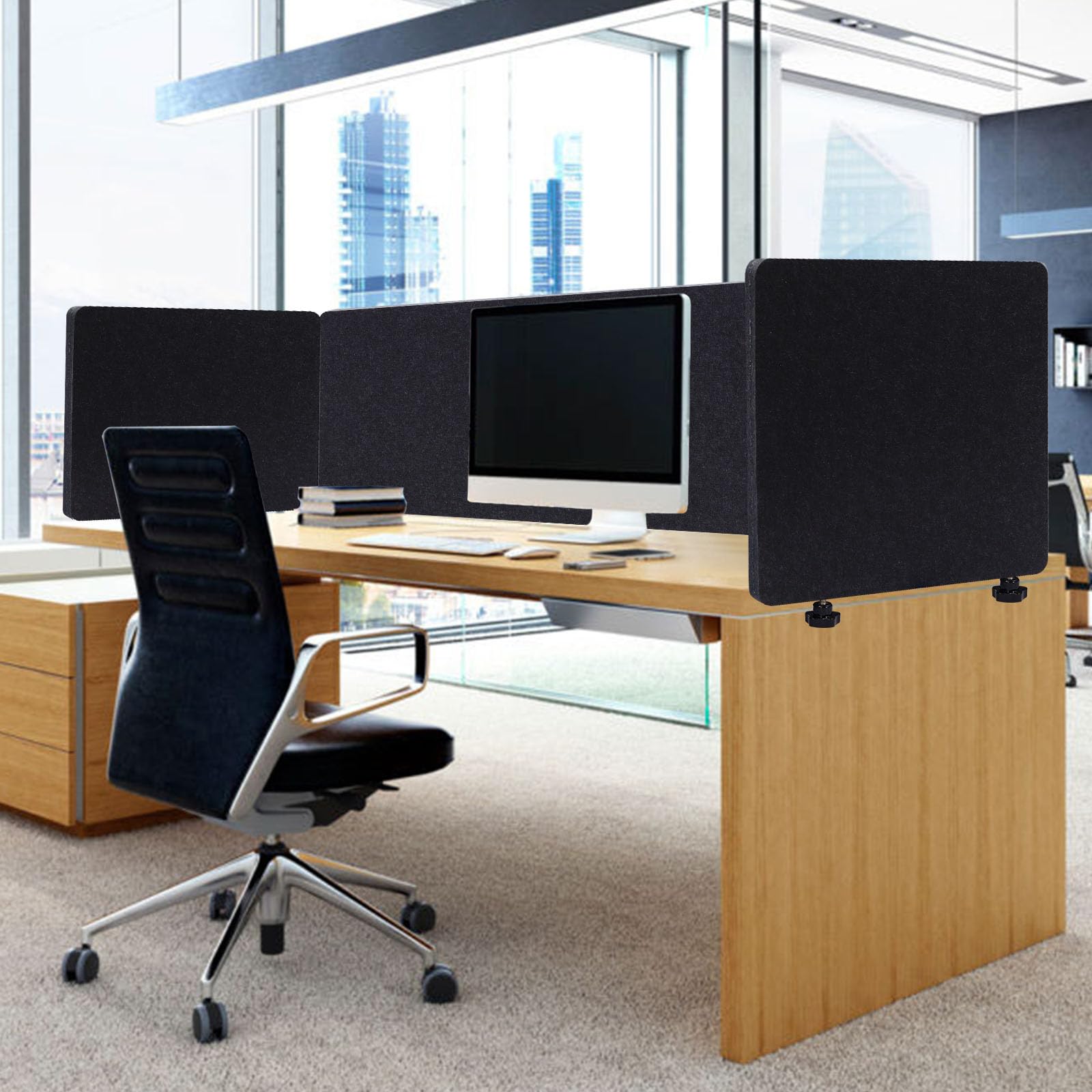 Amazon.com: Acoustic Desk Divider, 1-59 x 23.8Inch Board + 2-23.8Inch x ...