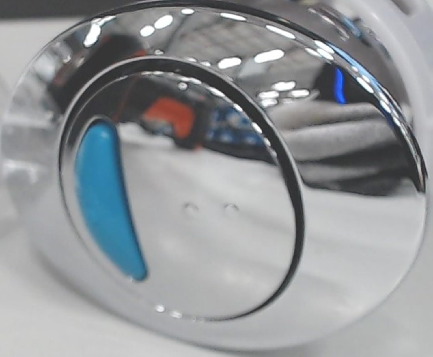 VeeBath Toilet Flush Button Replacement, Dual Double Flush System Oval ...