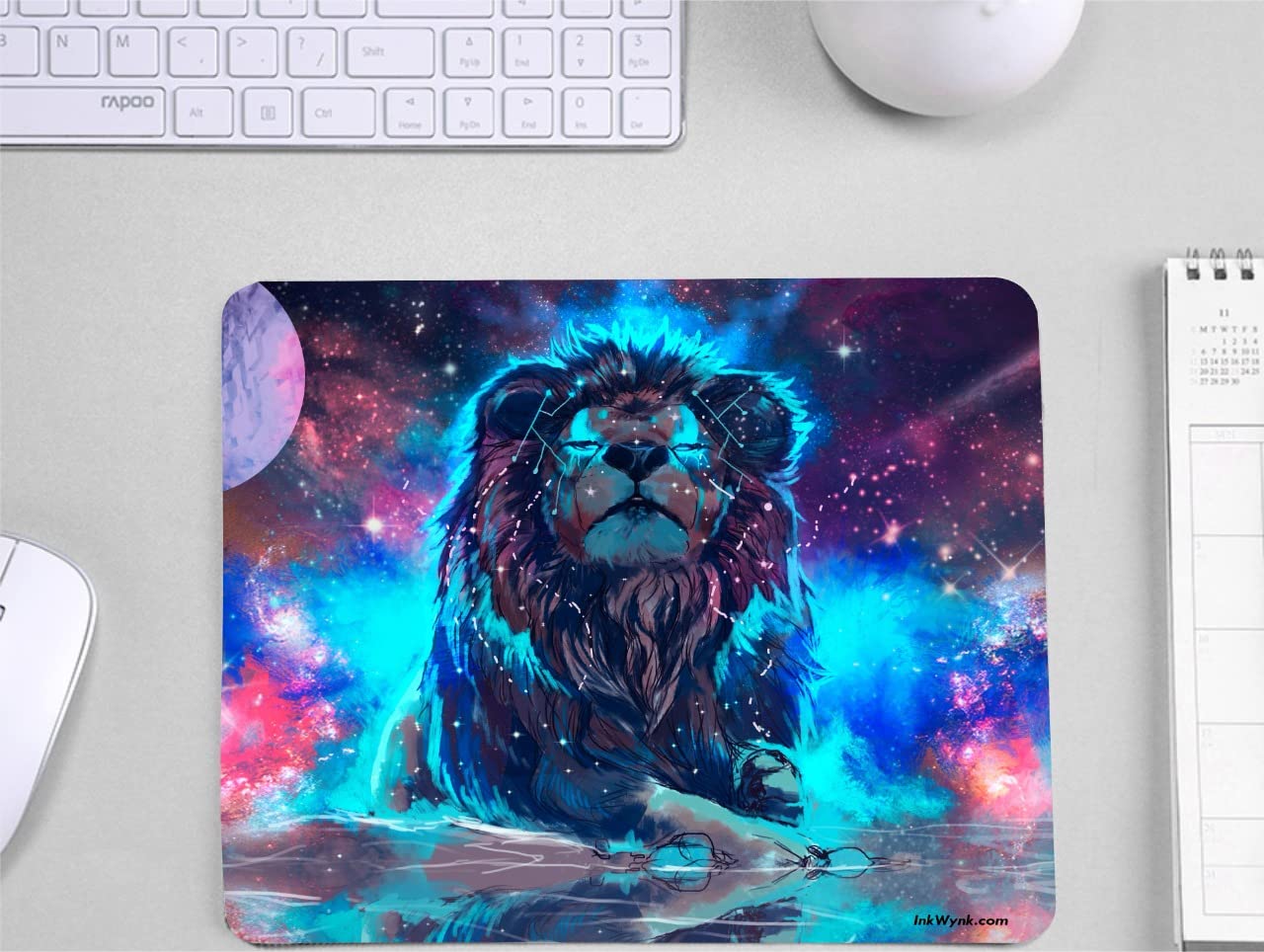 Lion Mouse Pad for Gamers and Video Editors Non Slip Base - Buy Lion ...