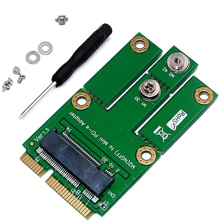 Amazon.com: Toptekits M.2 (NGFF) Key B to Mini PCI-E Adapter for 3G/4G ...