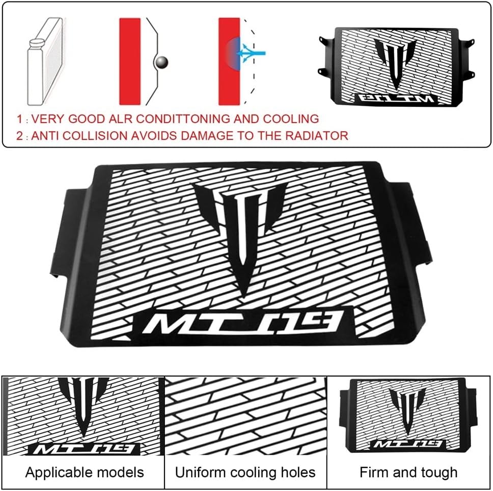 Motorcycle Accessories Radiator Guard Radiator Grille Cover Protection ...