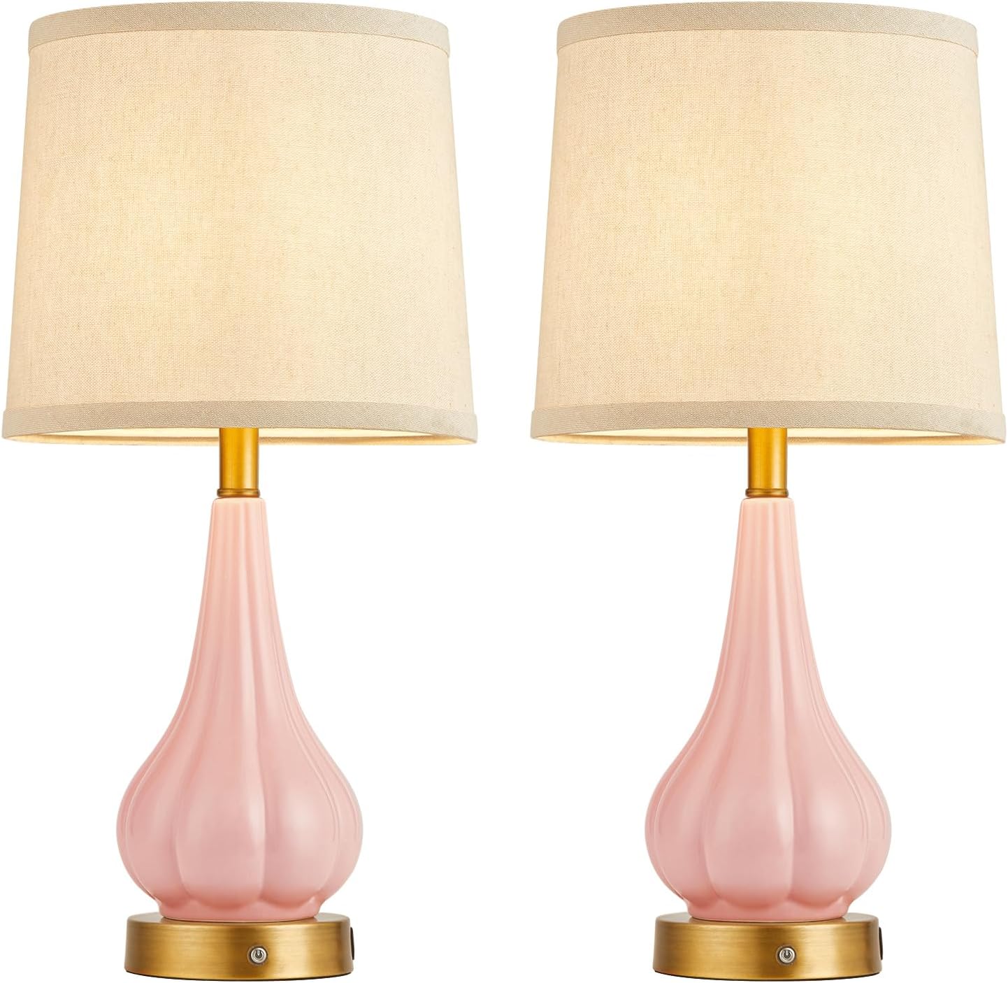 RORIANO 2 Pack Cordless Portable Table Lamp, 5000mAh Rechargeable ...