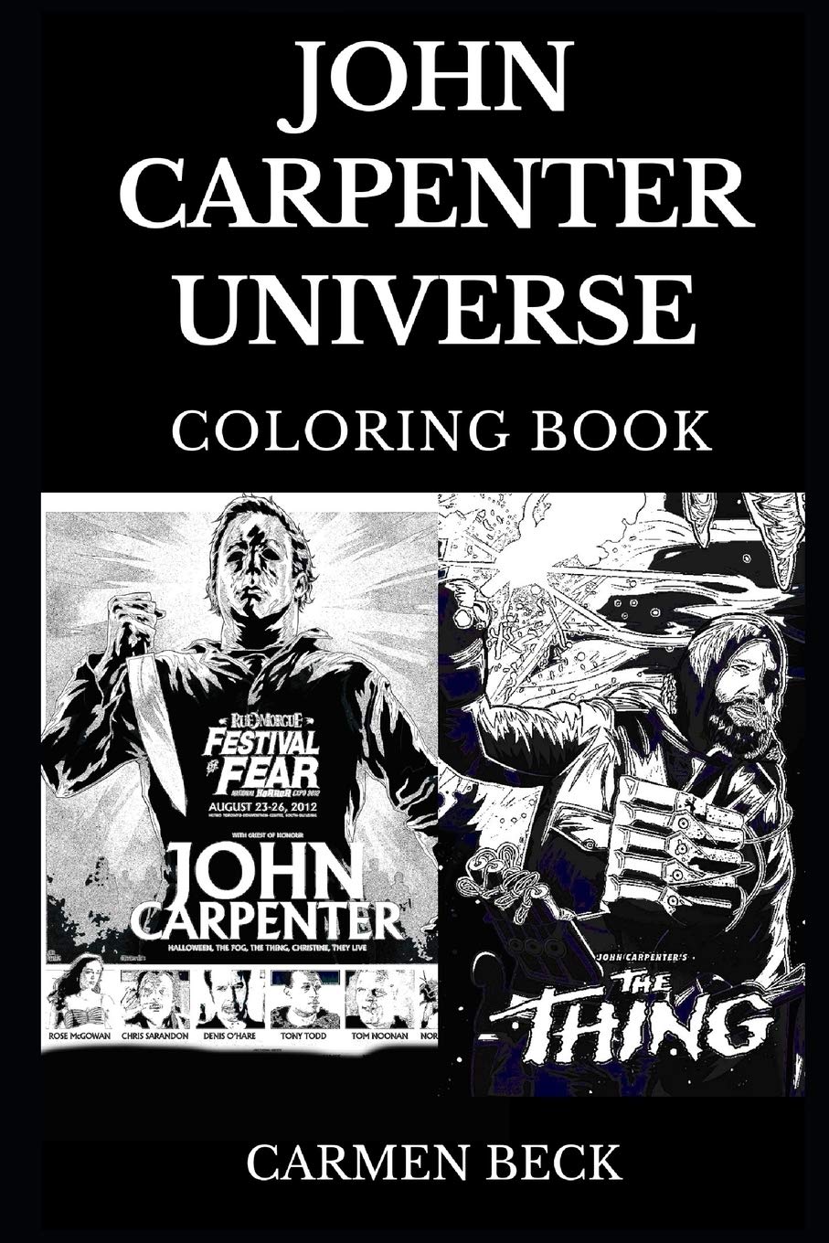 Buy John Carpenter Universe Coloring Book: Famous Horror Filmmaking ...