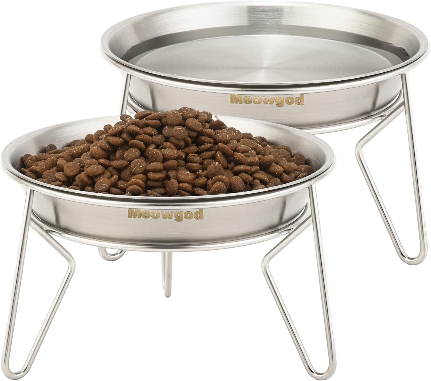 Amazon.com : CatGuru Food Table and Ceramic Bowl Bundle : Pet Supplies