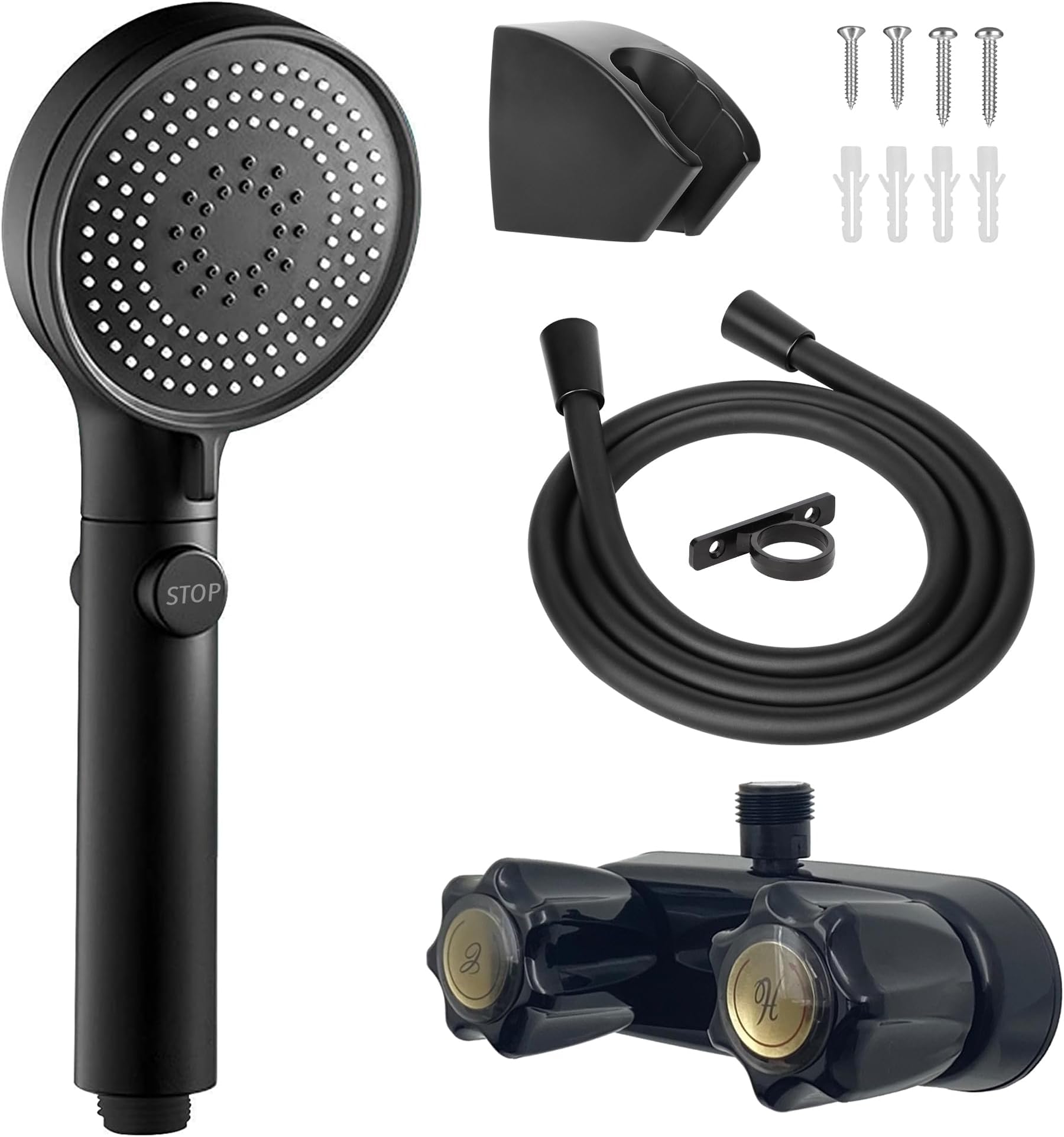 Amazon.com: RV Shower Head Replacement Kit with 4-Spray Camper Water ...