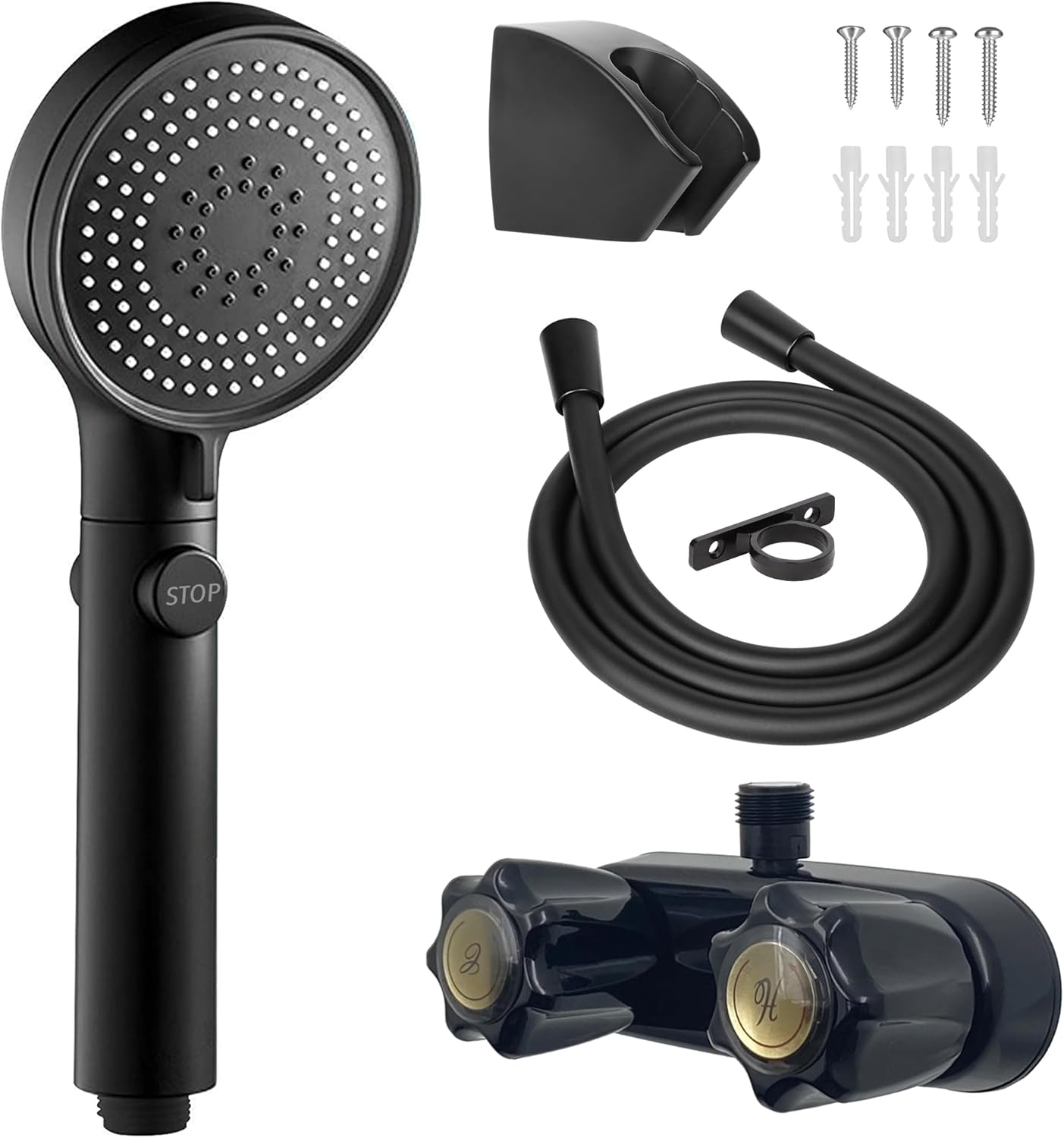 Amazon.com: RV Shower Head Replacement Kit with 4-Spray Camper Water ...