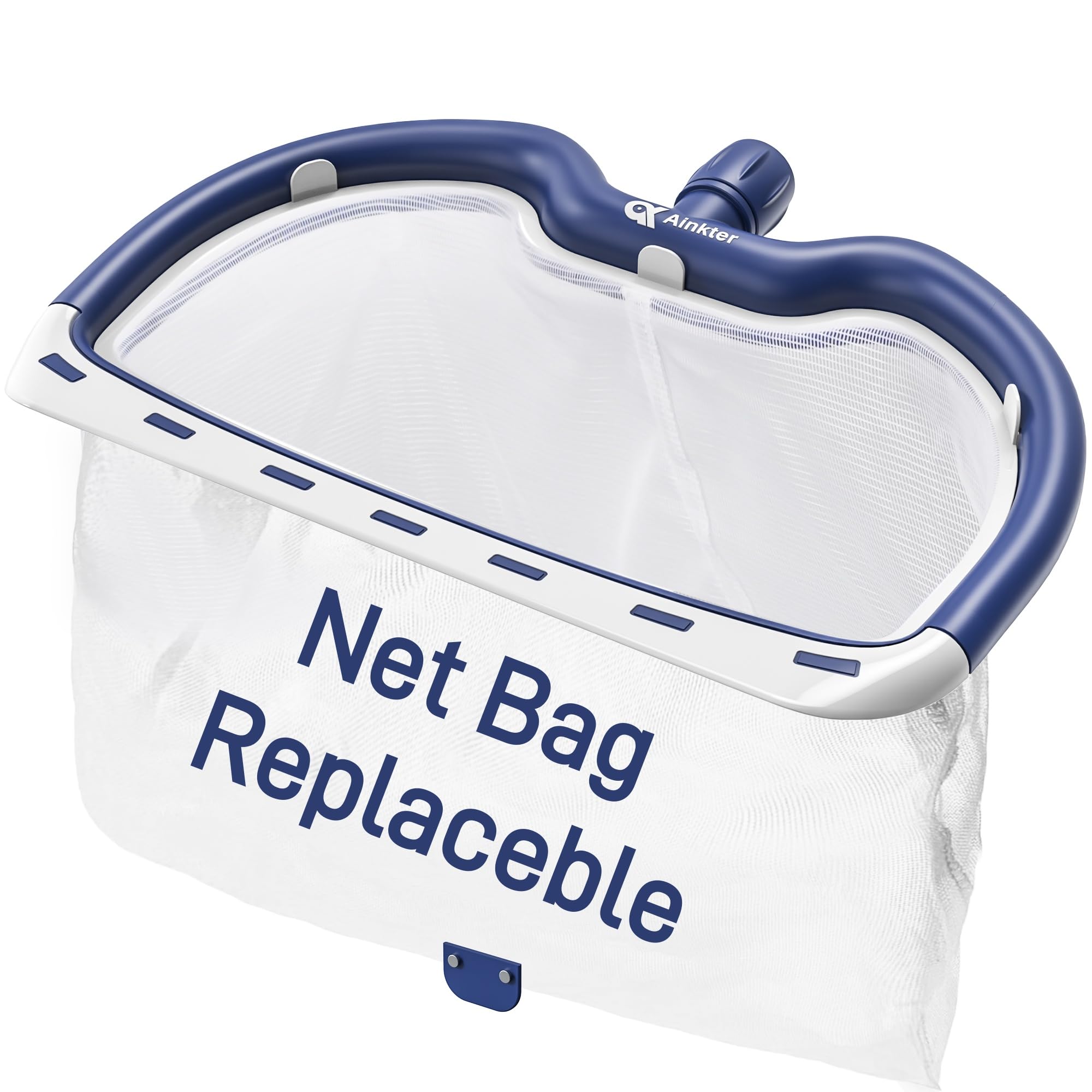 Amazon.com : Ainkter Upgraded 18.5" Pool Skimmer Net, Nylon Mesh Net ...