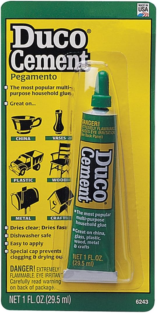 Amazon.com: Duco Cement Multi-Purpose Household Glue 1 fl oz (pack of 2 ...