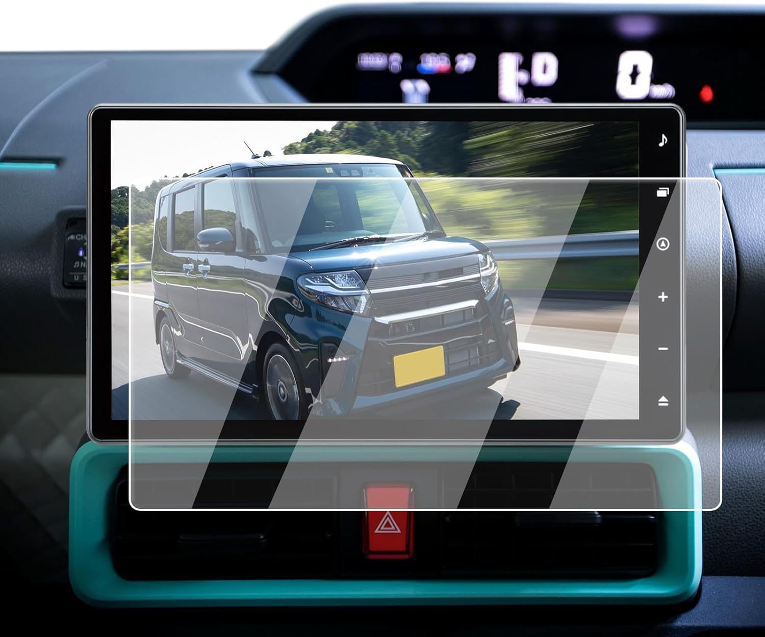 Amazon.co.jp: ECOZEN ダイハツ タント カーナビ フィルム 強化ガラス 10インチ 2019年～現行 タントカスタム LA650S LA660S型 専用 ナビ 保護フィルム ...