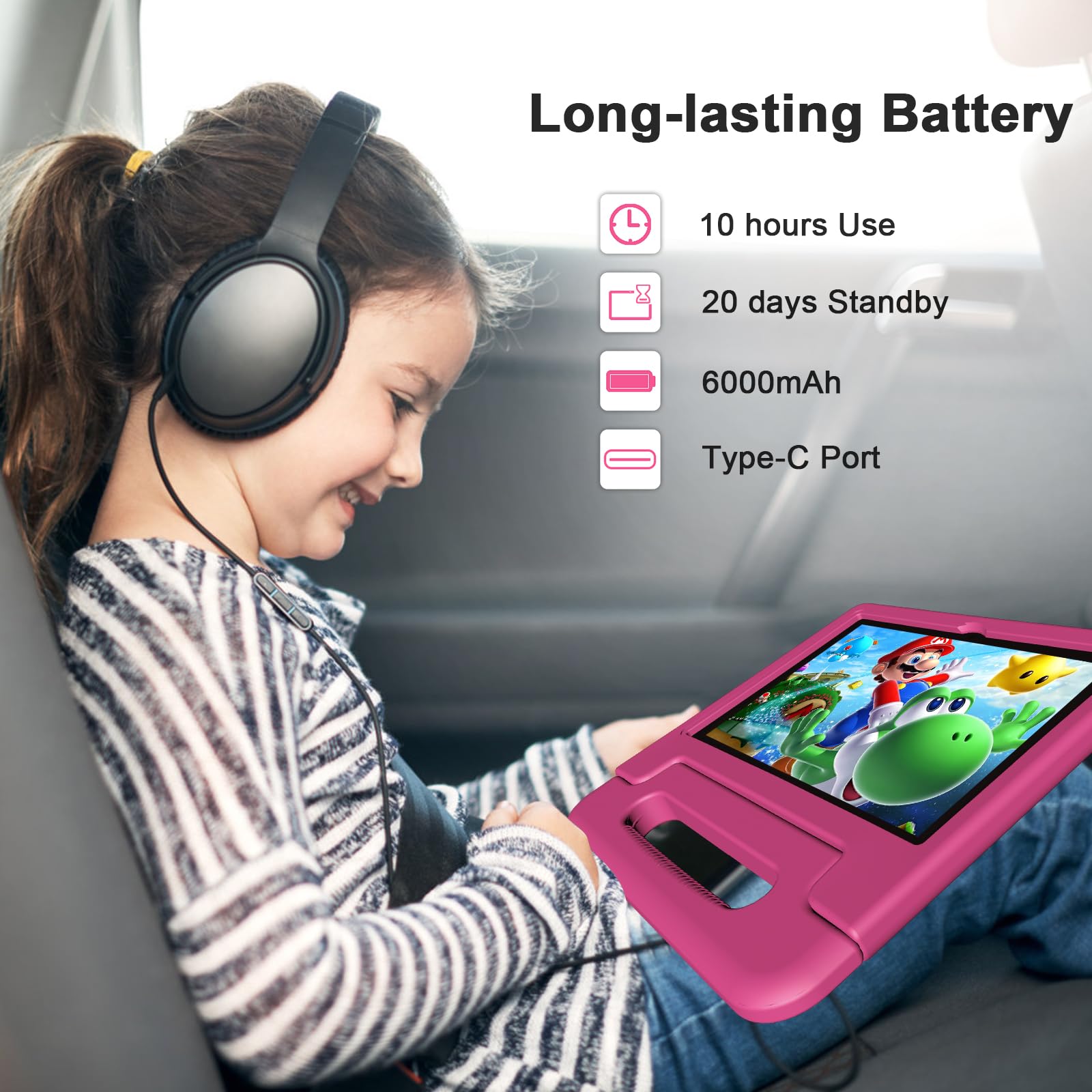 Snapklik.com : Kids Tablet, 10 Inch Tablet For Kids, Android 13, 8-Core ...