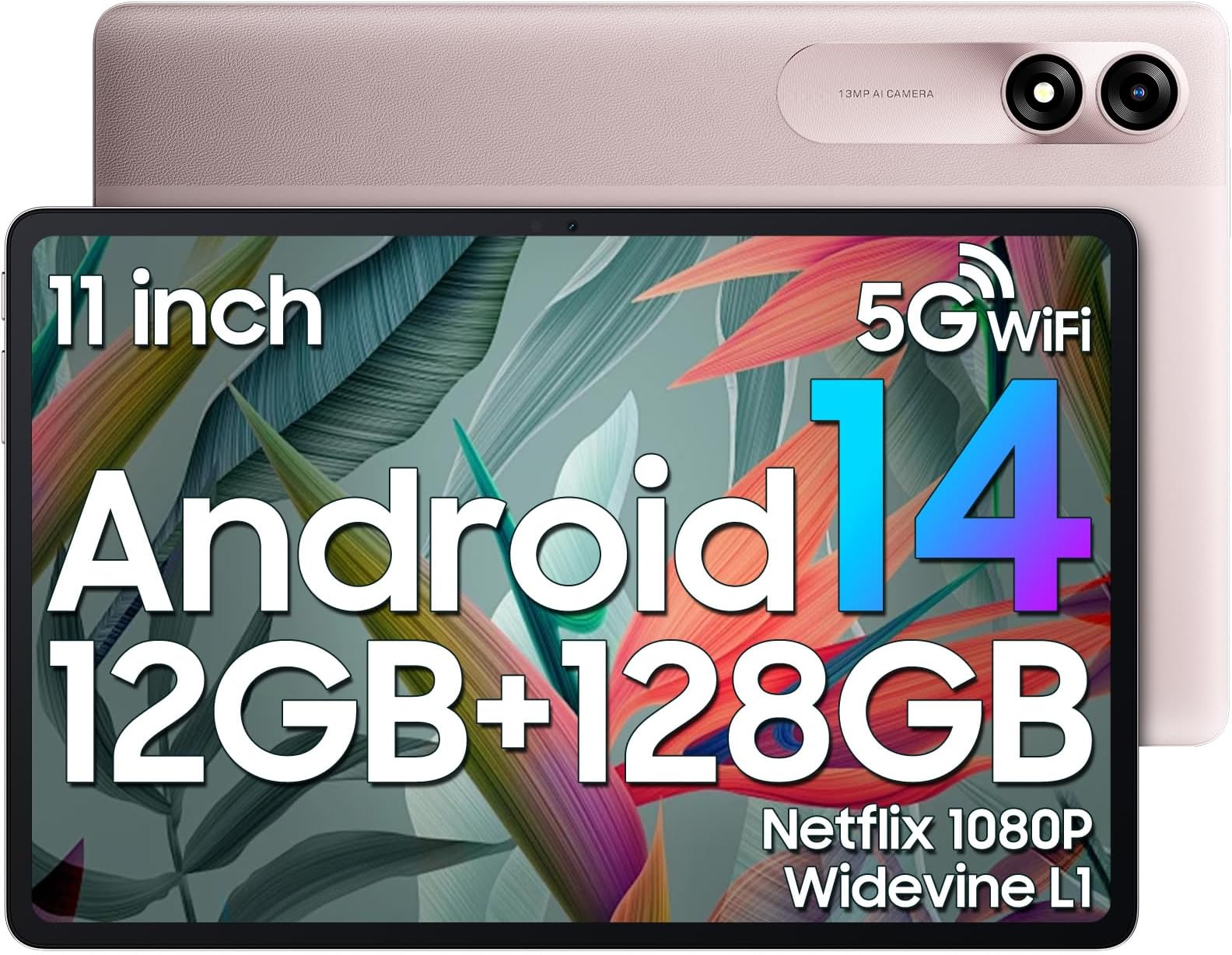 Amazon.com: Blackview Tablet Android 14 de 11 pulgadas con 12 GB de RAM ...