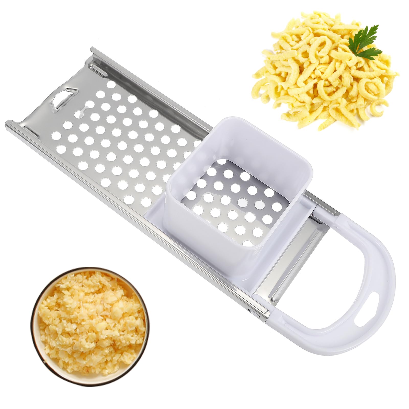 Pasta Maker ZephyrCraft Spaetzle Maker, Stainless Steel Spaetzle Make ...