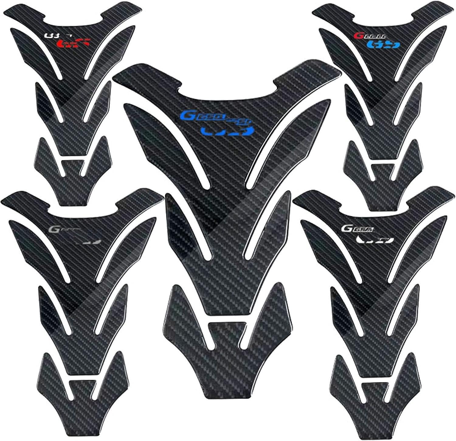 Motorcycle Tank Pad Motorcycle 3D Carbon Fiber Fuel Tank Pad for B&MW ...
