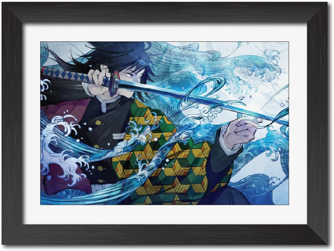 TenorArts Giyu Tomioka Poster Demon Slayer Anime Laminated Poster ...