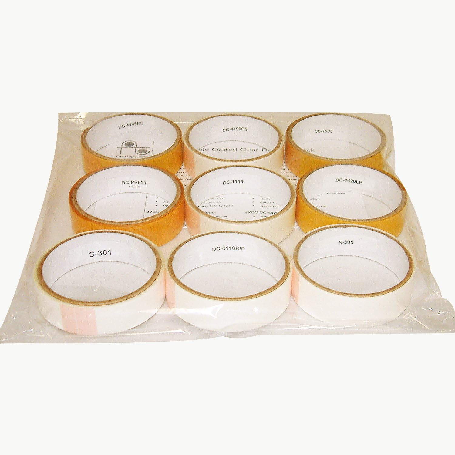 FindTape Double-Sided Clear Film Tape Test Pack: 1 in. x 3 yds. [9 ...