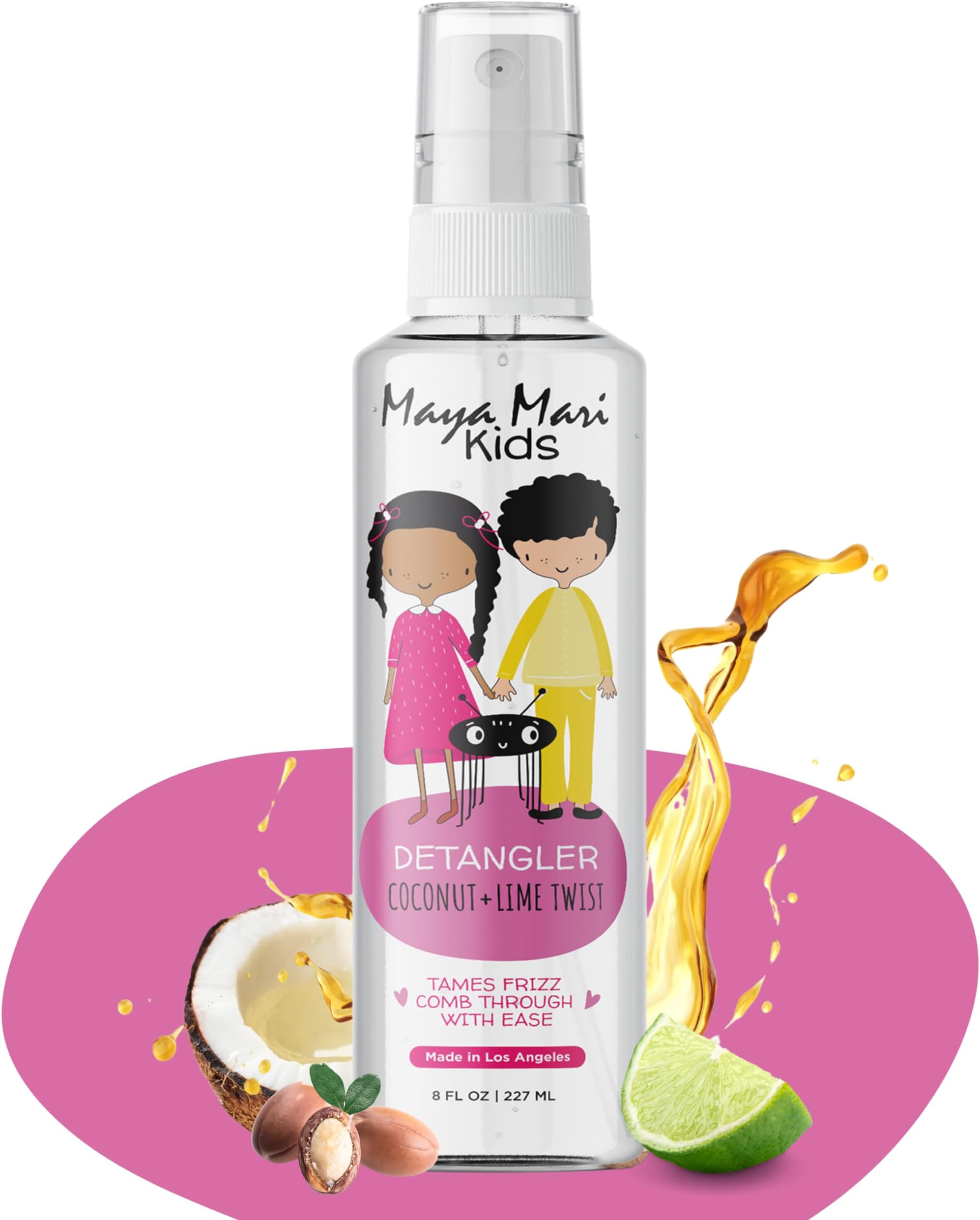 Amazon.com : MAYA MARI Kids Detangler Spray with Argan, Coconut and ...