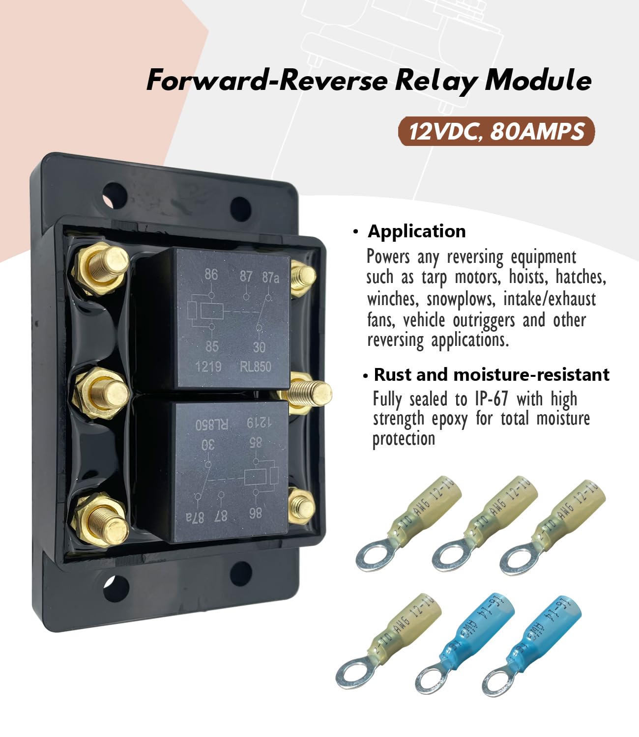 Snapklik.com : Trexflow TF Forward And Reverse Relay Module 12V For ...