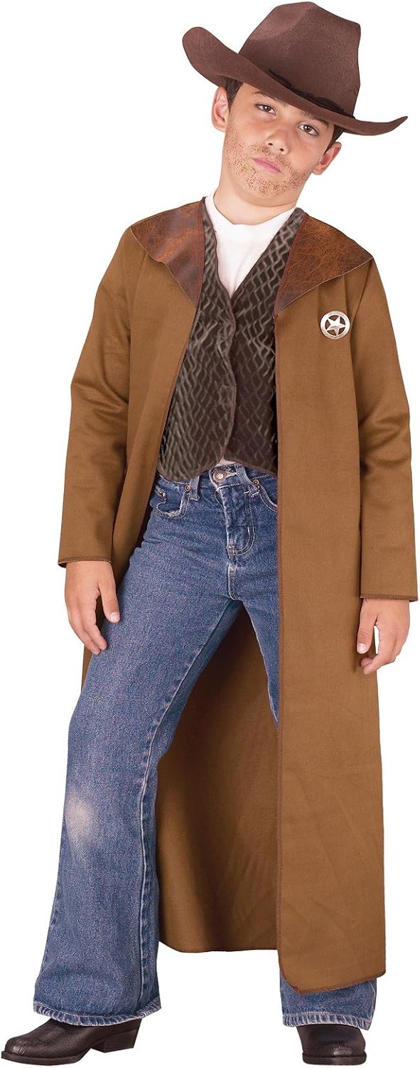 Amazon.com: Fun World Old West Sheriff Costume, Small 4-6, Multicolor ...