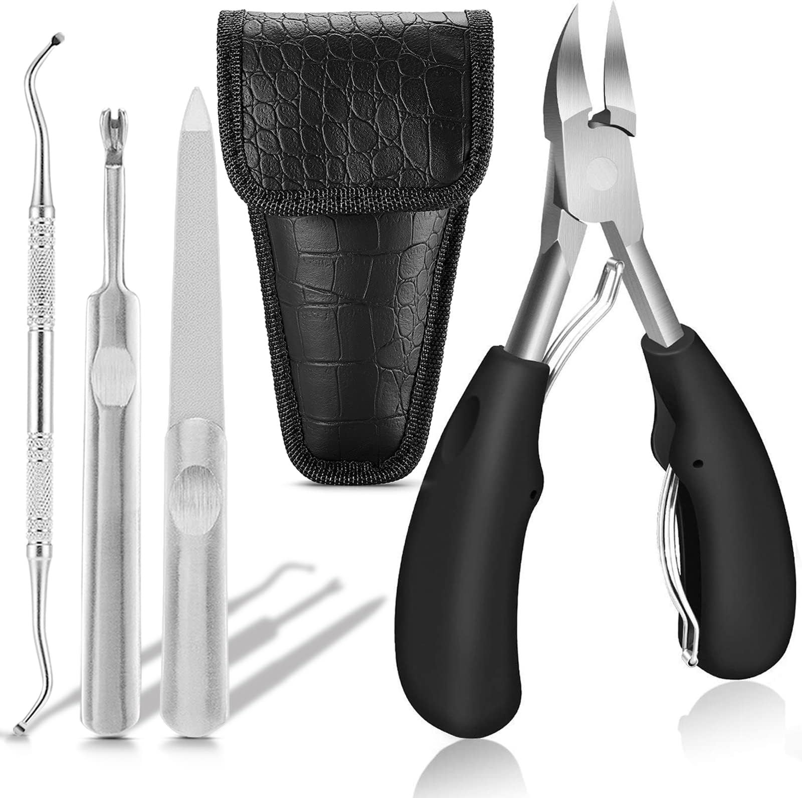 Amazon.com: TPPICK Toenail Clippers, Heavy Duty Toe Nail Clippers with ...