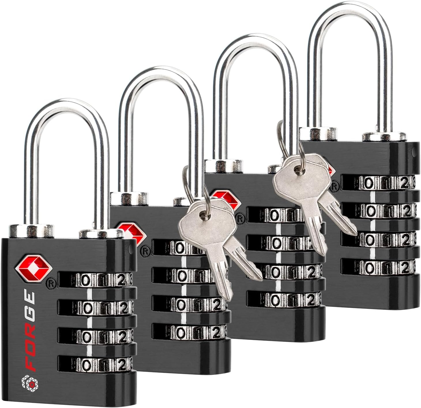 Amazon.com: Brinks 161-20471 TSA Approved 22mm Luggage Lock Solid Brass ...