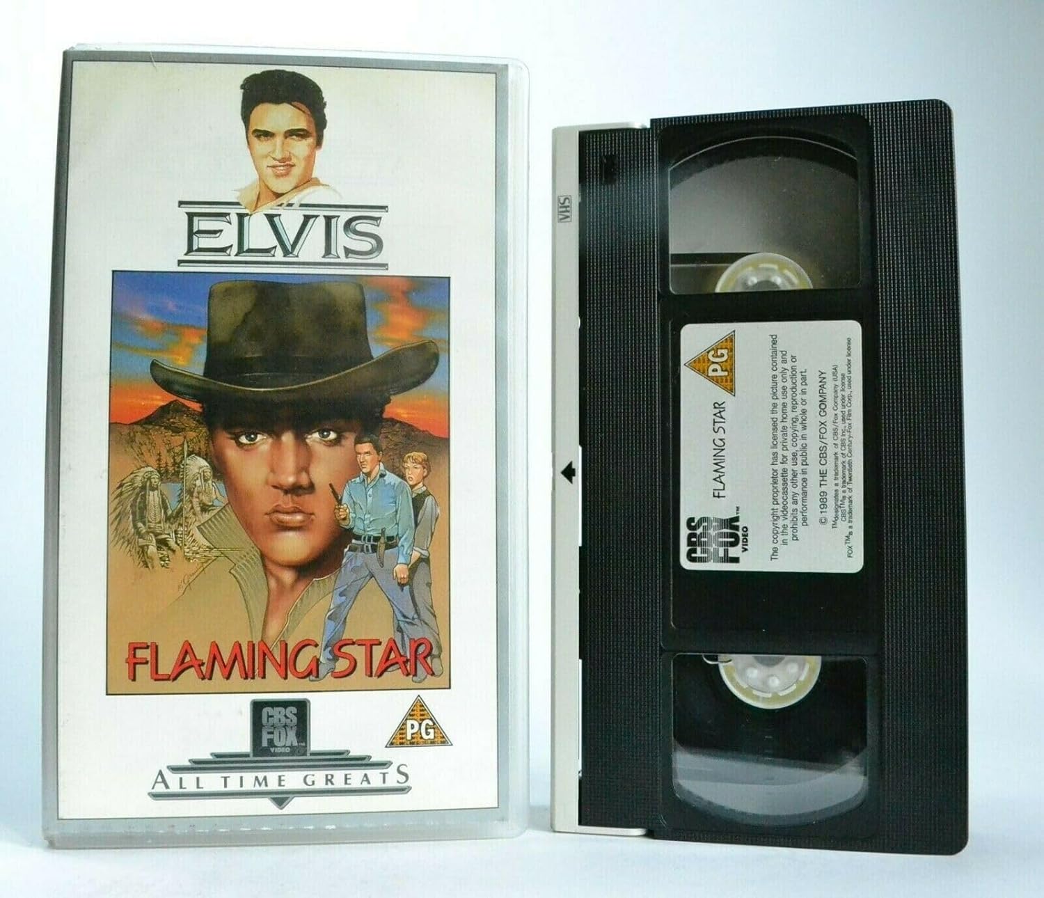 Amazon.com: Flaming Star [VHS] : Elvis Presley, Barbara Eden, Steve ...