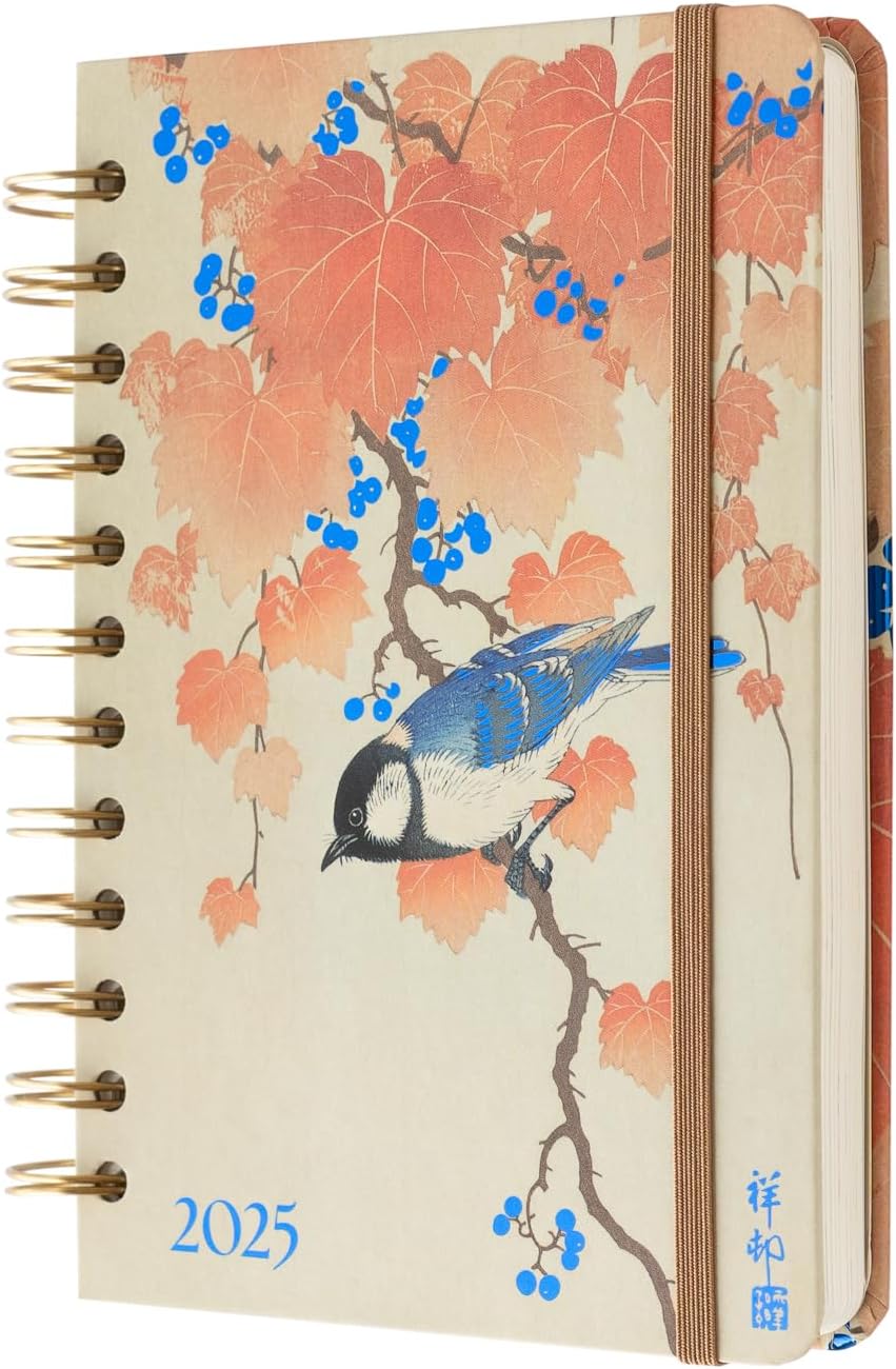 Kokonote Diary 2025 Two Days Per Page - Blossom | January 2025 ...