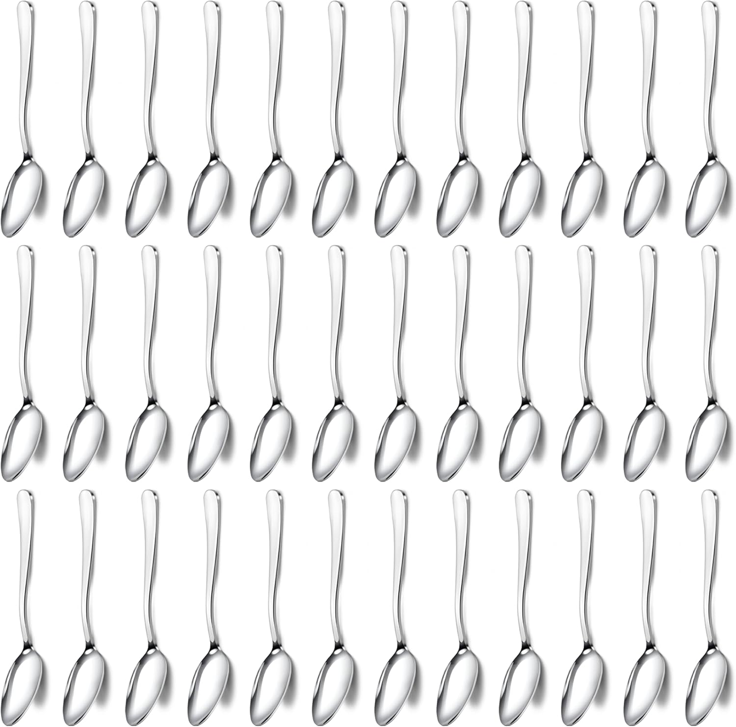 Amazon.com: Pleafind 36Pcs Coffee Spoons, 4.7 Inch Spoons Silverware ...