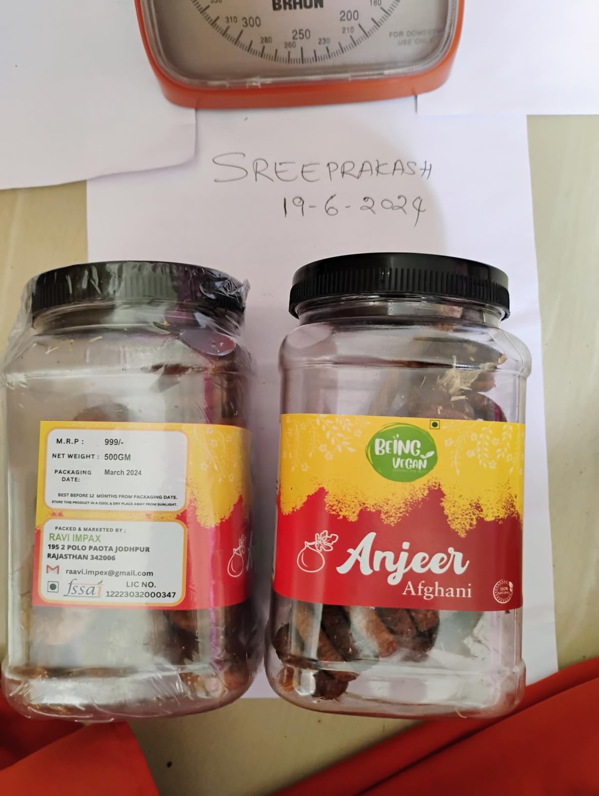 BEING VEGAN Afghani Anjeer Dried Figs | Natural, Rich in Iron, Fibre ...