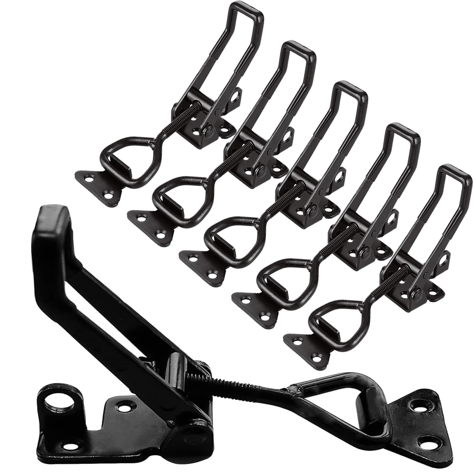 6 PCS Toggle Latch Clamp 660lbs Holding Capacity Heavy Duty Adjustable ...