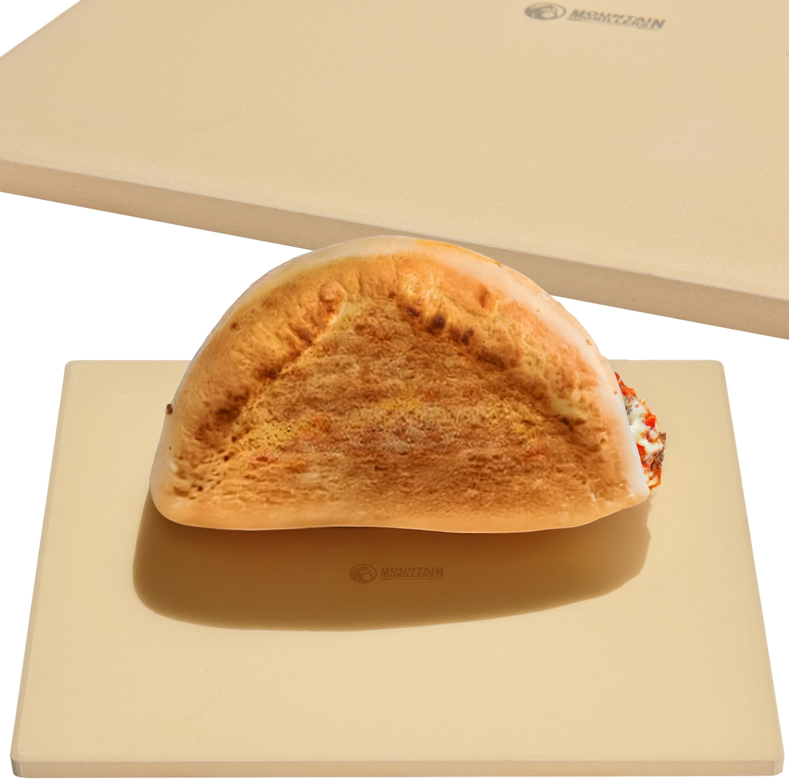 Amazon.com: MOUNTAIN GRILLERS Pizza Stone for Oven and Grill BBQ ...