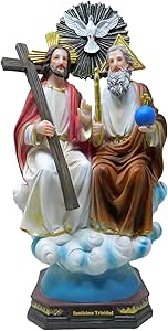 Amazon.com: Generic 16" Tall Holy Trinity Santisima Trinidad Multicolor ...