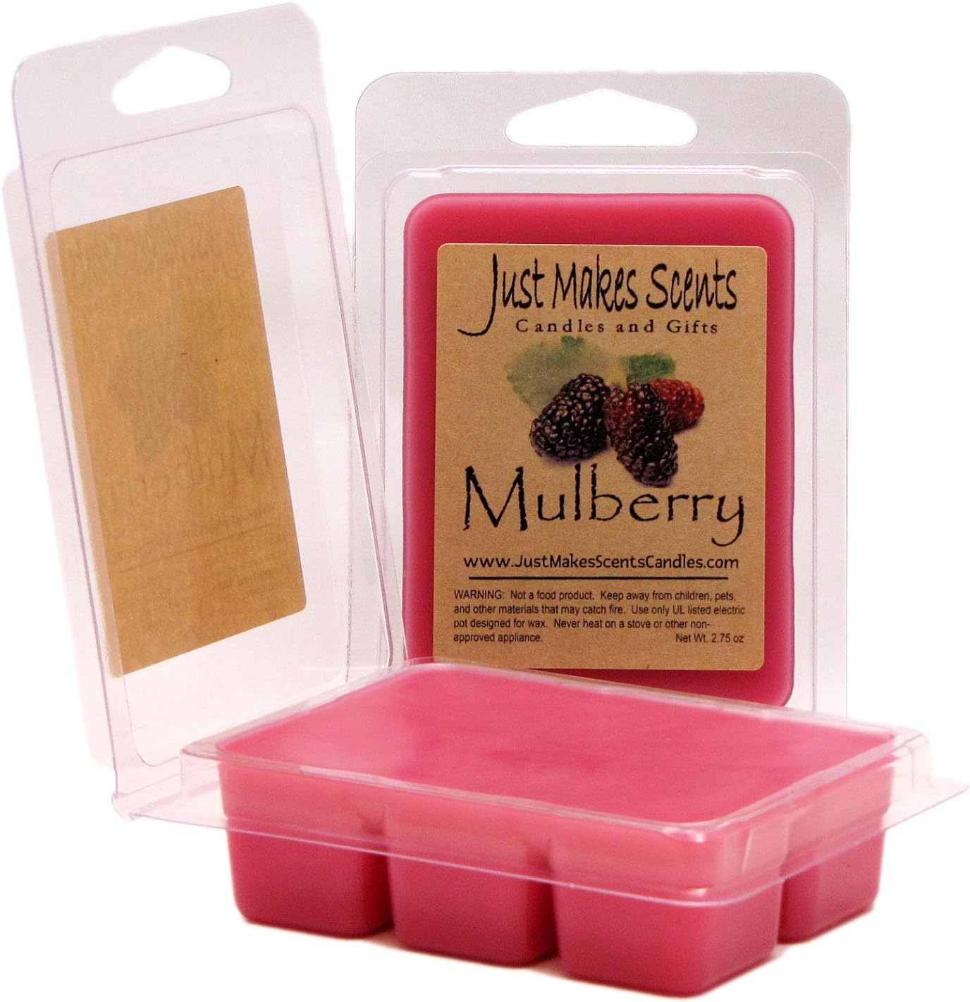 Amazon.com: 2 Pack - Mulberry Scented Soy Wax Melts | Strong Mulberry ...