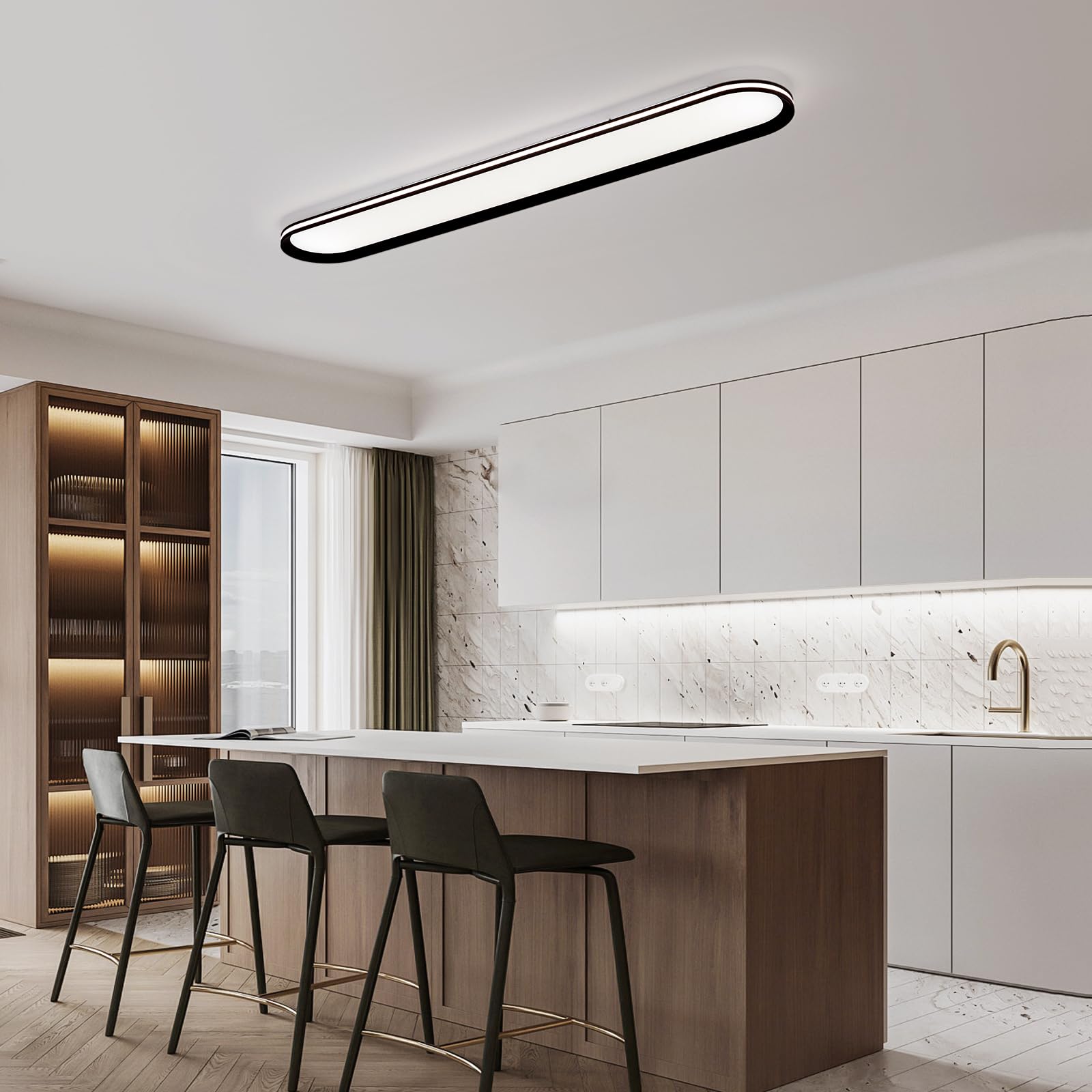 Low Profile Led Kitchen Lights Garwarm 48W Dimmable LED Ceiling Light,