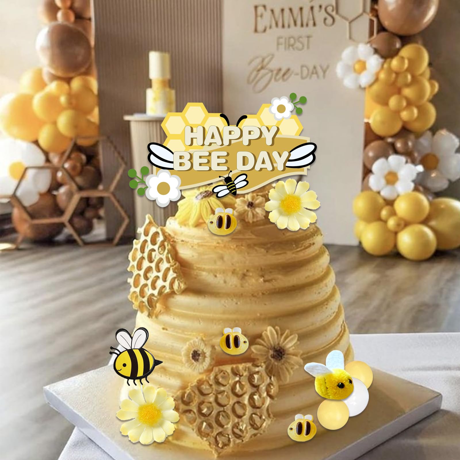 Cute As Can Bee Cake Topper Maya The Bee Cup Cake Toppers For Birthday