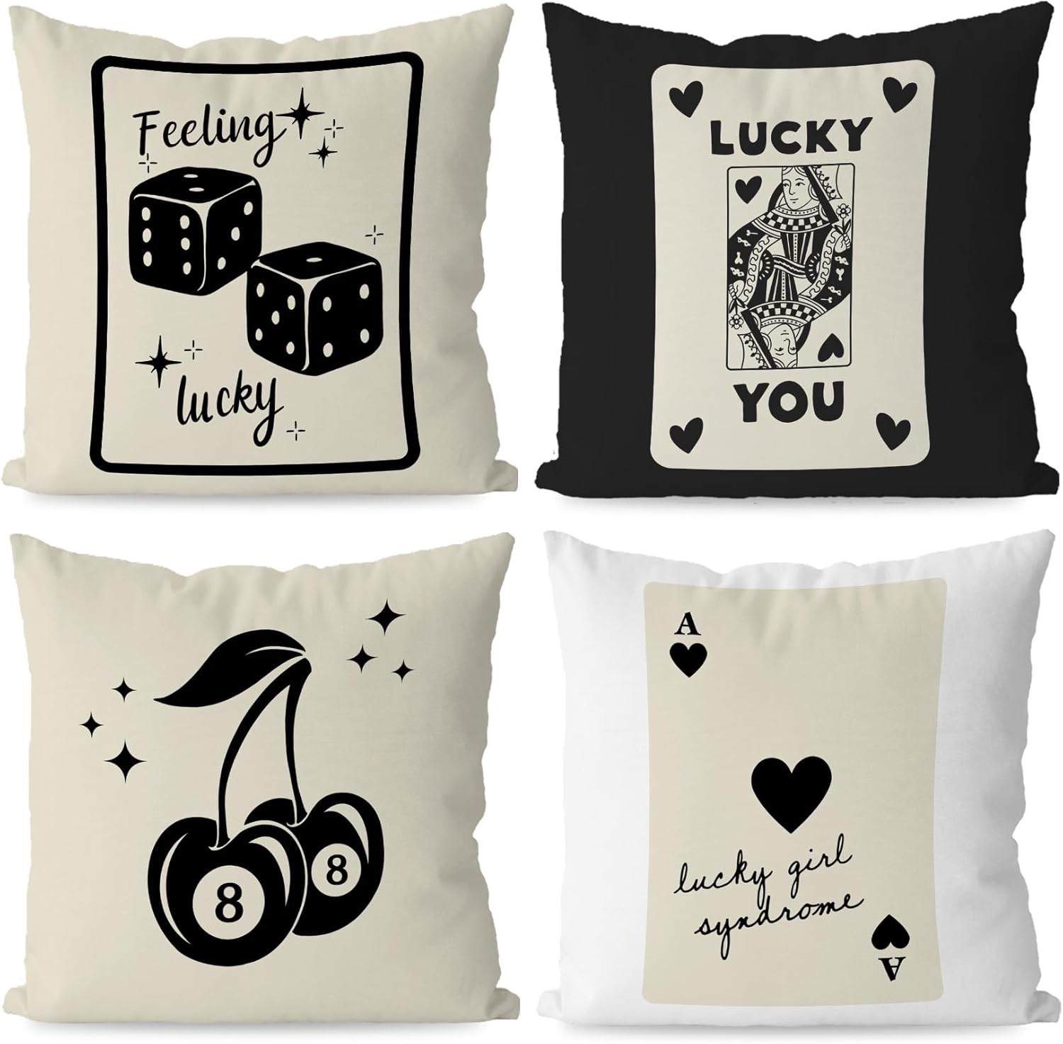 Amazon.com - KEUSPI Trendy Y2K Retro Feeling Lucky You Girl Syndrome 8 ...