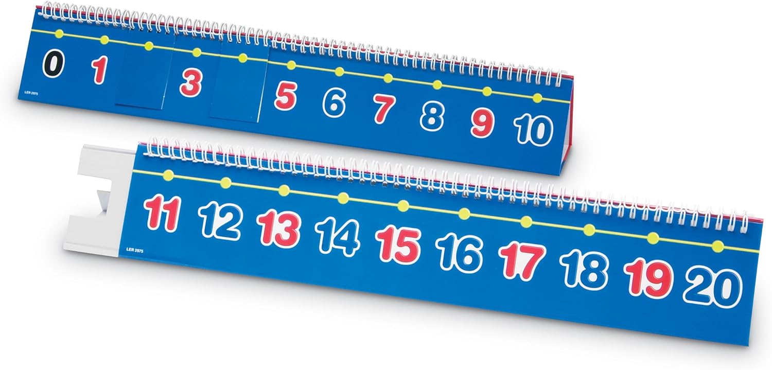 Learning Resources 0-20 Number Line Flip Chart : Amazon.co.uk: Toys & Games