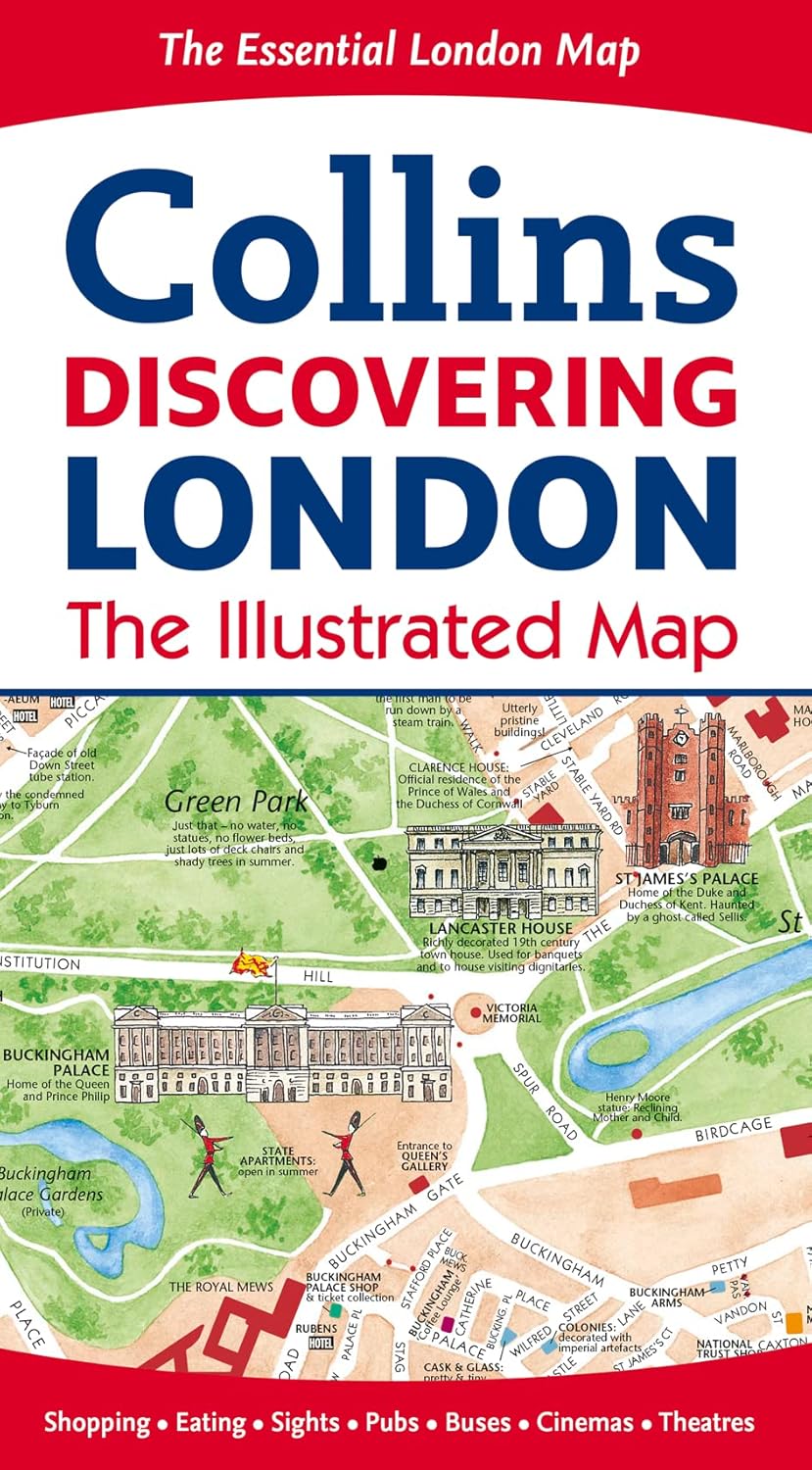 Collins Discovering London: The Illustrated Map: Collins Maps ...
