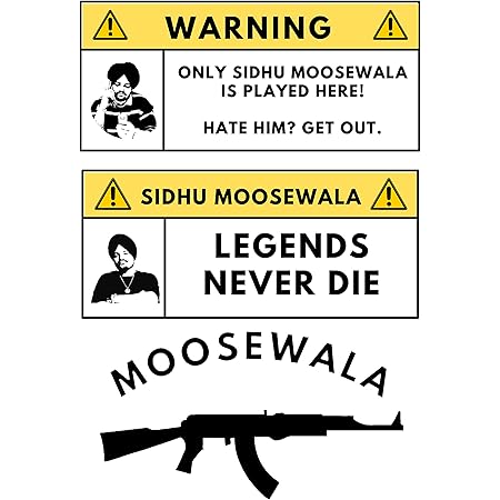 Buy Sidhu moosewala Played here Stickers Big Online at Low Prices in ...
