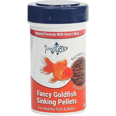 FishScience Fancy Goldfish Sinking Pellets 55g : Amazon.co.uk: Pet Supplies