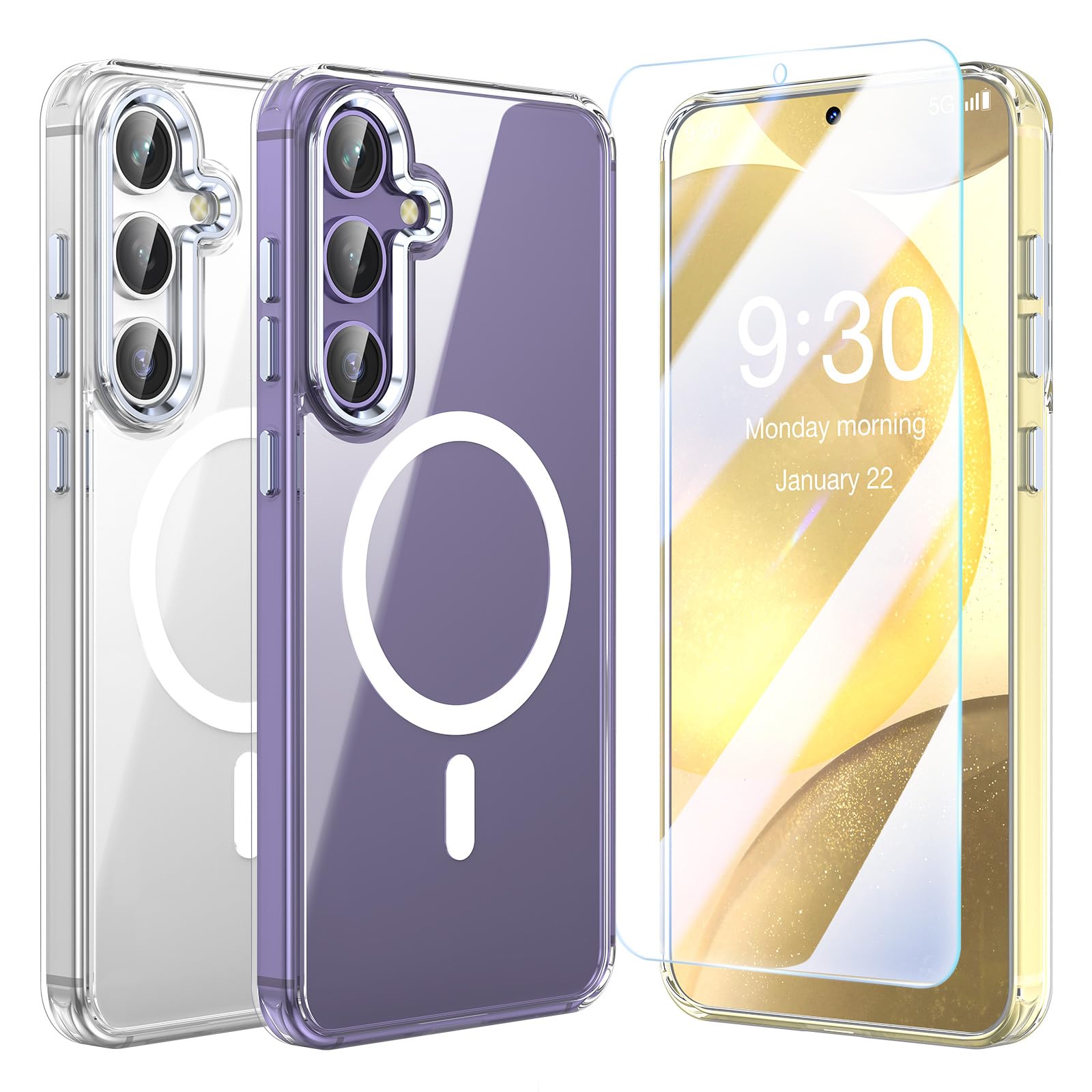 Snapklik.com : MATEPROX Magnetic Clear Cases For Samsung Galaxy S24 ...