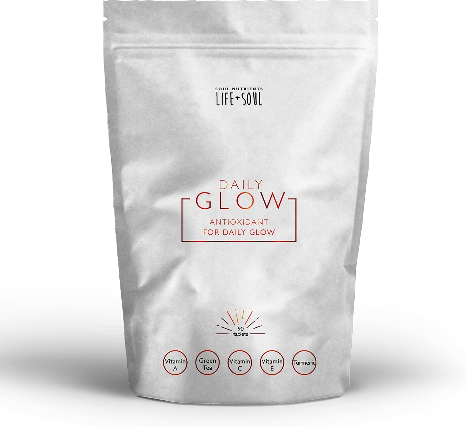 Daily Glow (Antioxidant)- 90 Tablets- Get Your Perfect Glow- One a Day ...