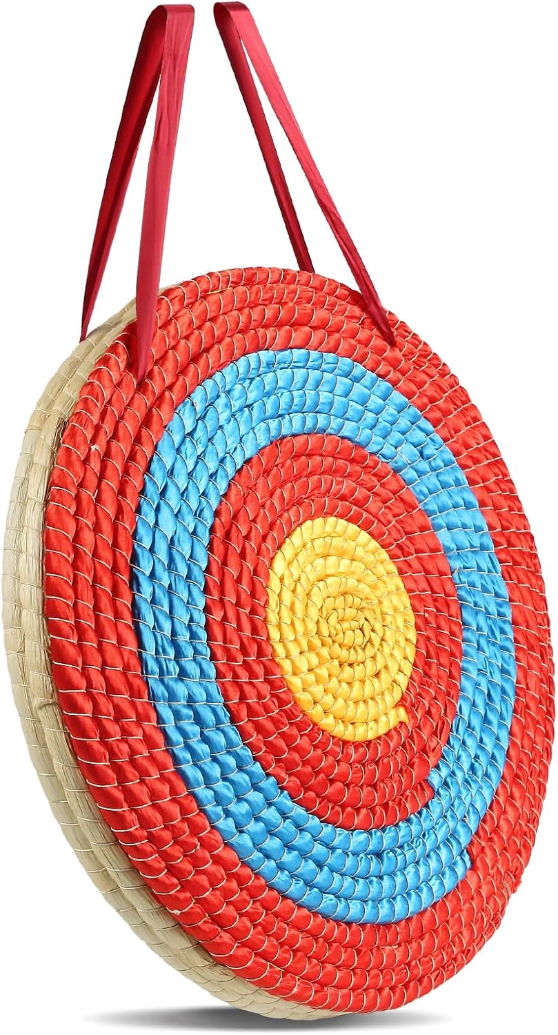 VEVOR Straw Archery Target, 20″ Arrow Target, Traditional Solid Round ...