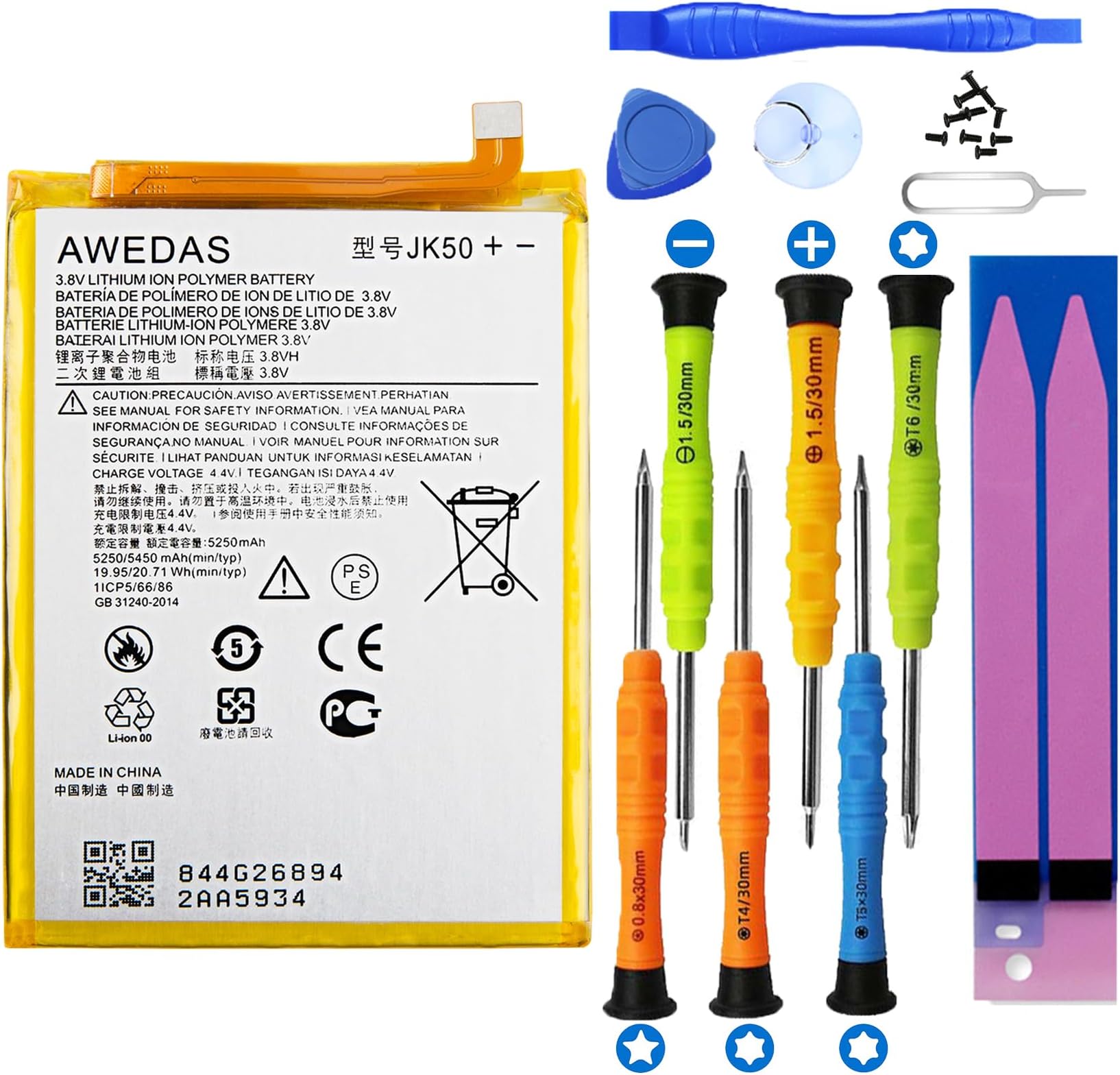 Amazon.com: OEM Battery Replacement for Motorola Moto G 5G 2022 JK50 ...