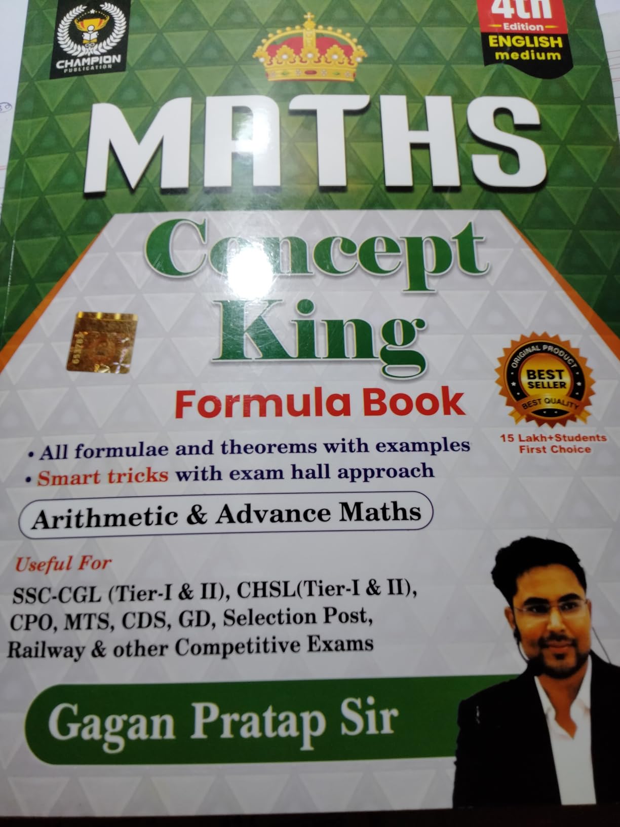 Buy Maths Concept King (English Medium) Formula Book | All Formulas And ...