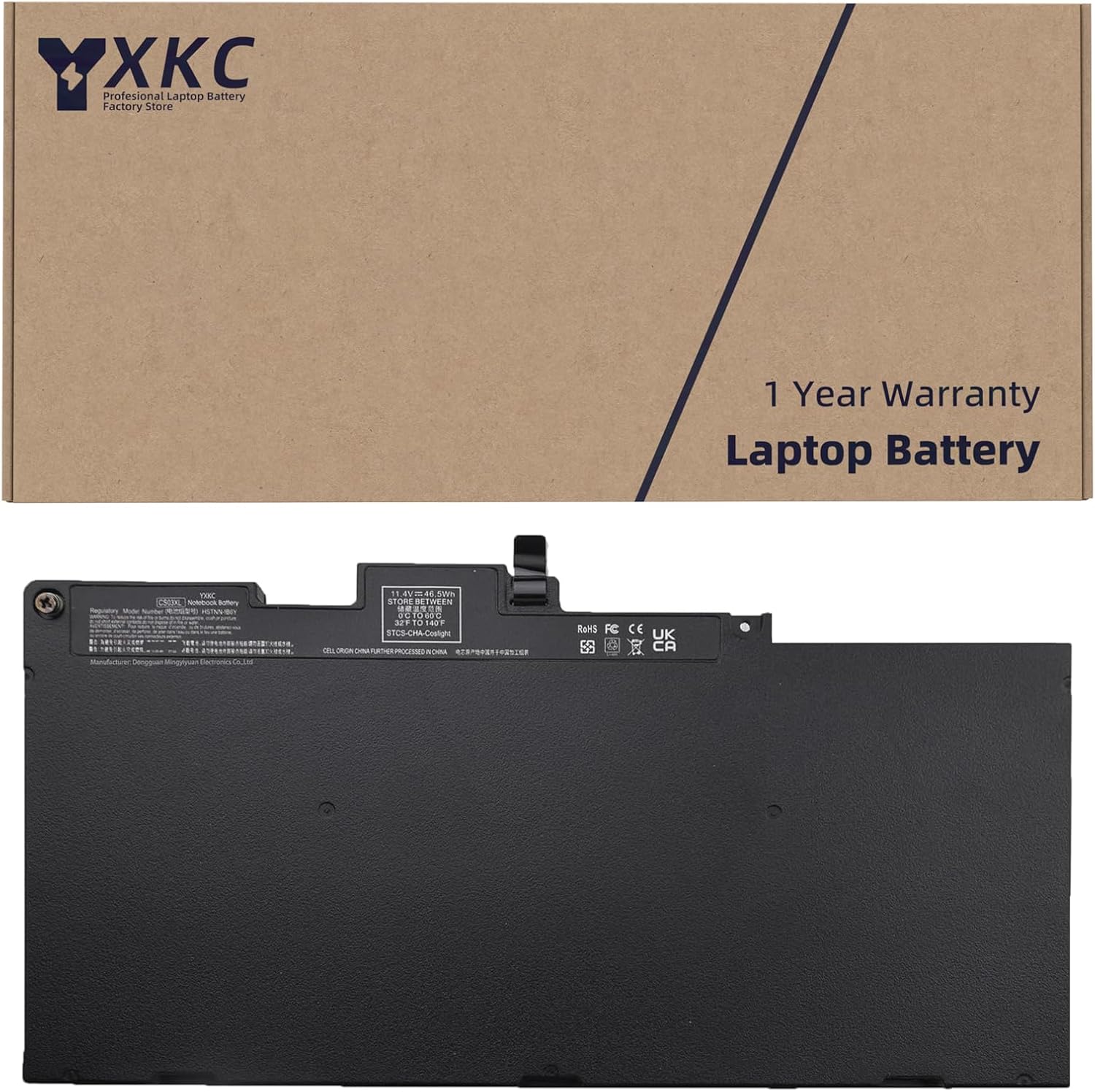 Amazon.com: YXKC CS03XL CS03 Battery for HP EliteBook 840 G3 848 G3 850 ...