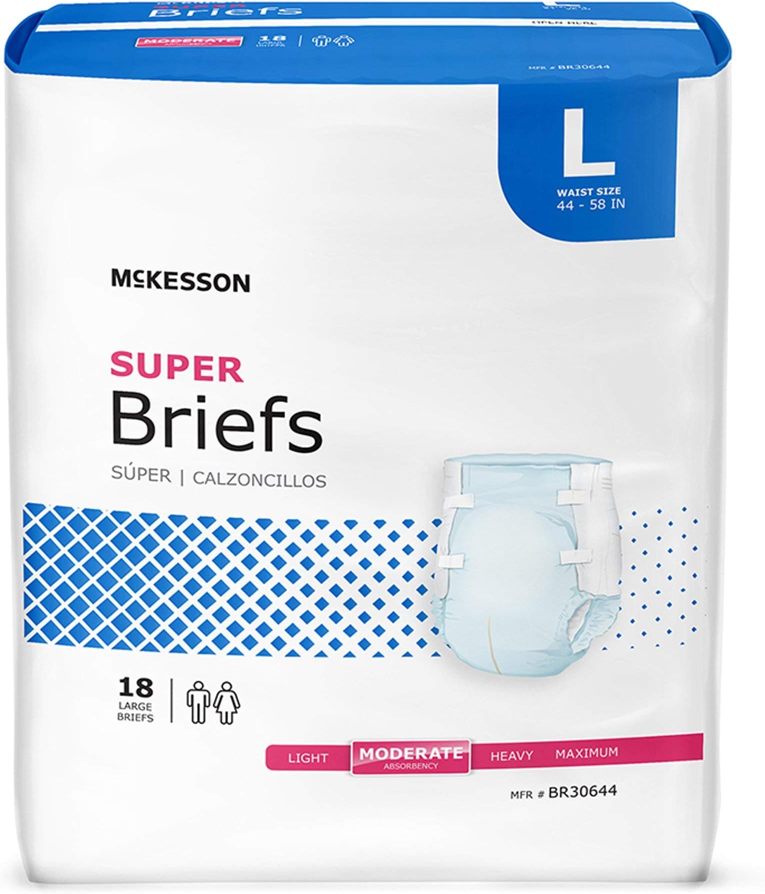 Amazon.com: McKesson Ultimate Briefs, Incontinence, Maximum Absorbency ...
