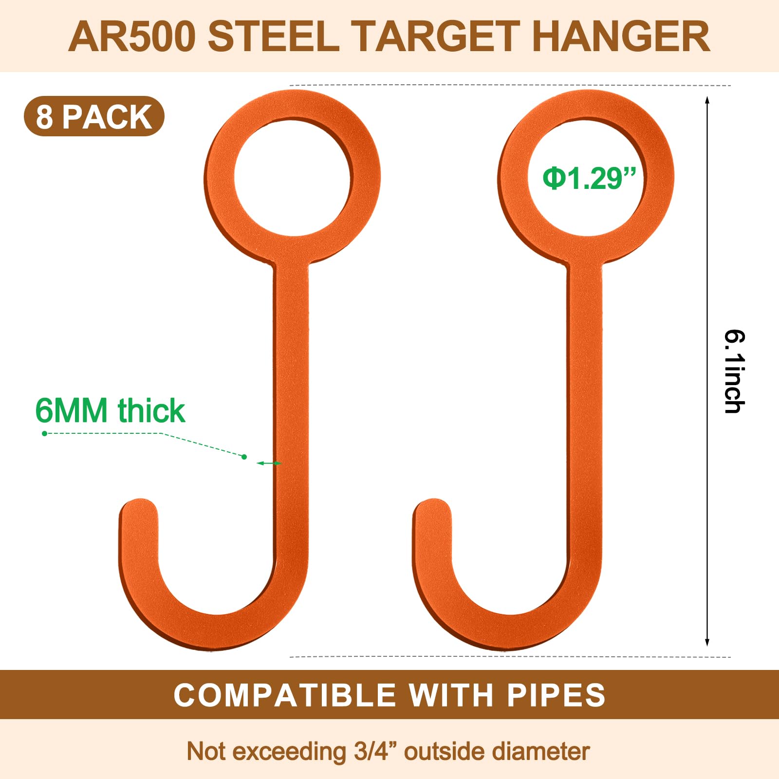 Snapklik.com : Jenaai 2 Sets Shooting Target Stand Kit Steel Hanger ...