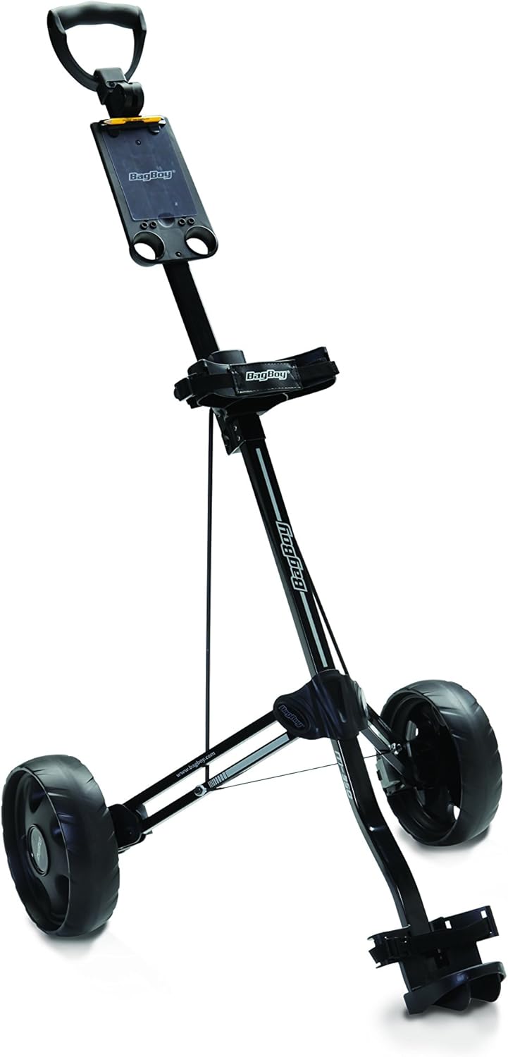 Bag Boy M-350 2 Wheel Golf Push Cart, Easy Two-Step Open & Close ...