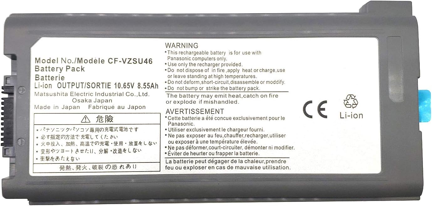 Amazon.com: New Genuine Panasonic CF-30 CF-31 CF-53 10.8V 69Wh Battery ...
